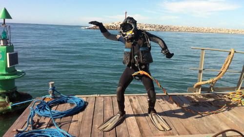 Plongeur-scaphandrier, Tony raconte son métier entre passion et réflexion
