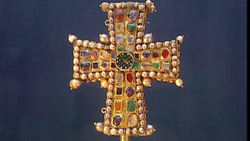 La croix byzantine localisée en Italie