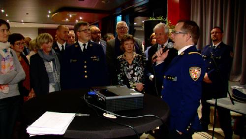 La police de Mouscron dit au revoir au commissaire Debrauwere