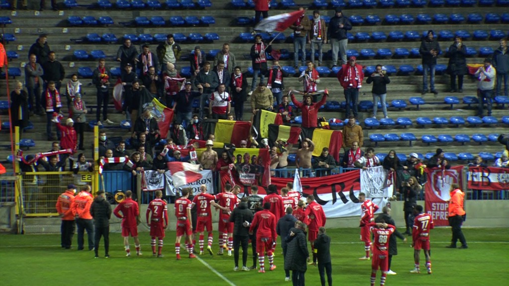 Les joueurs de l'Excel Mouscron n'ont rien lâché pour s'imposer à ... Les joueurs de l'Excel Mouscron n'ont rien lâché pour s'imposer à ...