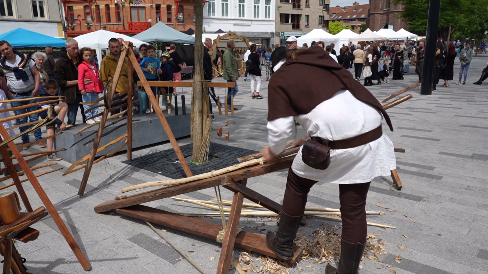Mouscron de retour au Moyen-Age avec le marché médiéval