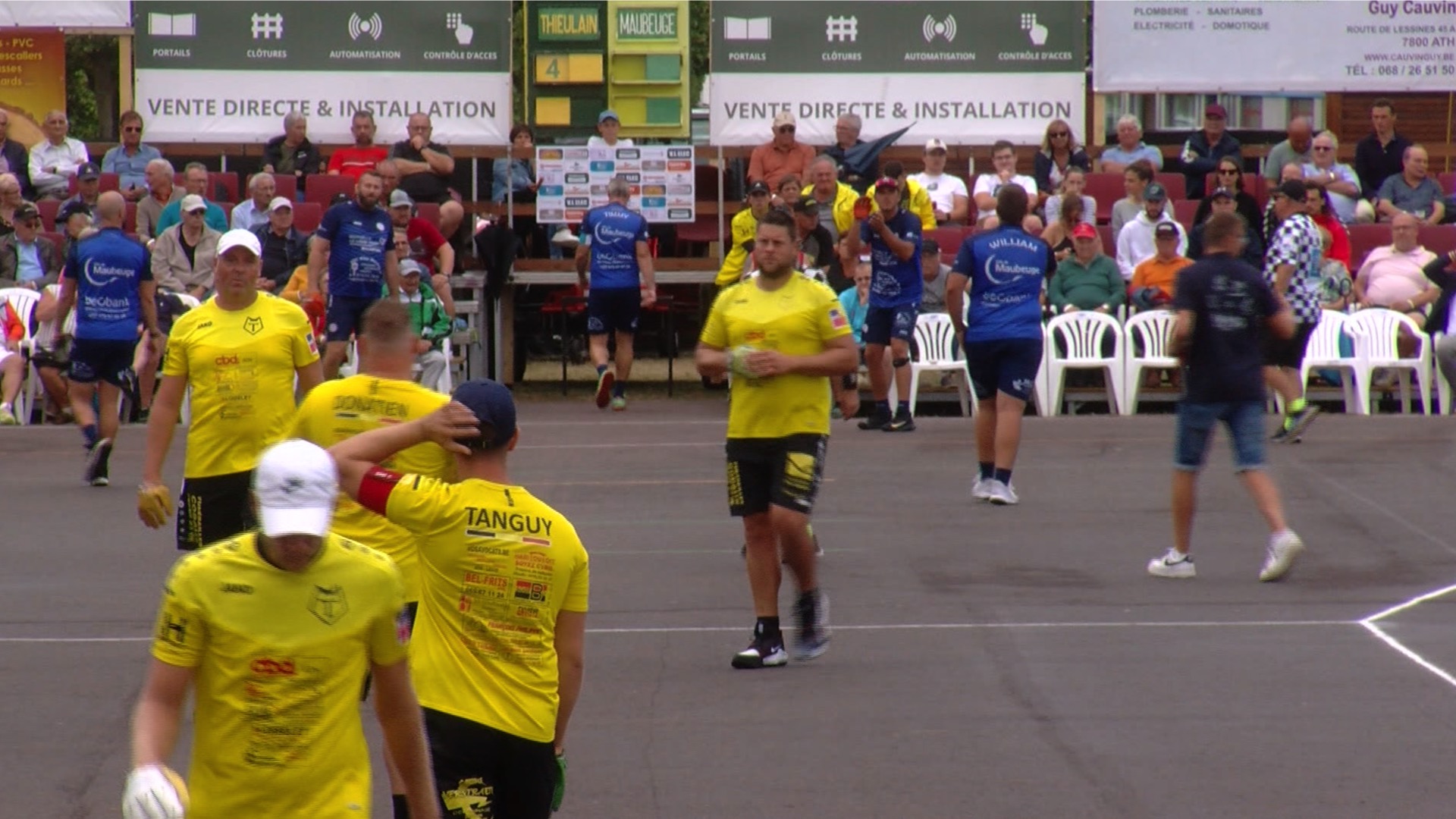 Fin de la Ducasse d’Ath avec le tournoi de balle pelote du 8 de septembre