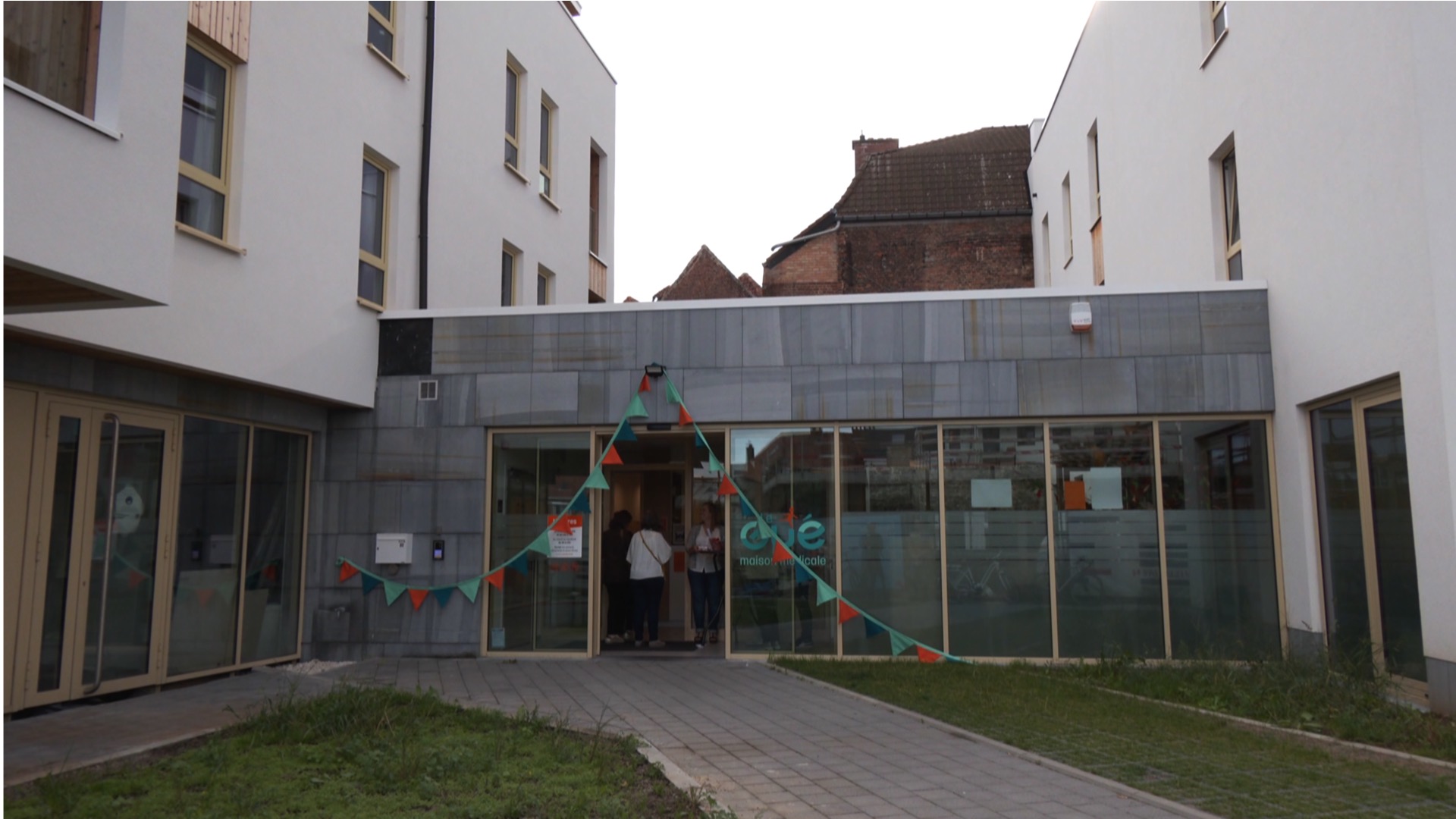 Inauguration du nouveau bâtiment de la maison médicale le Gué à Tournai