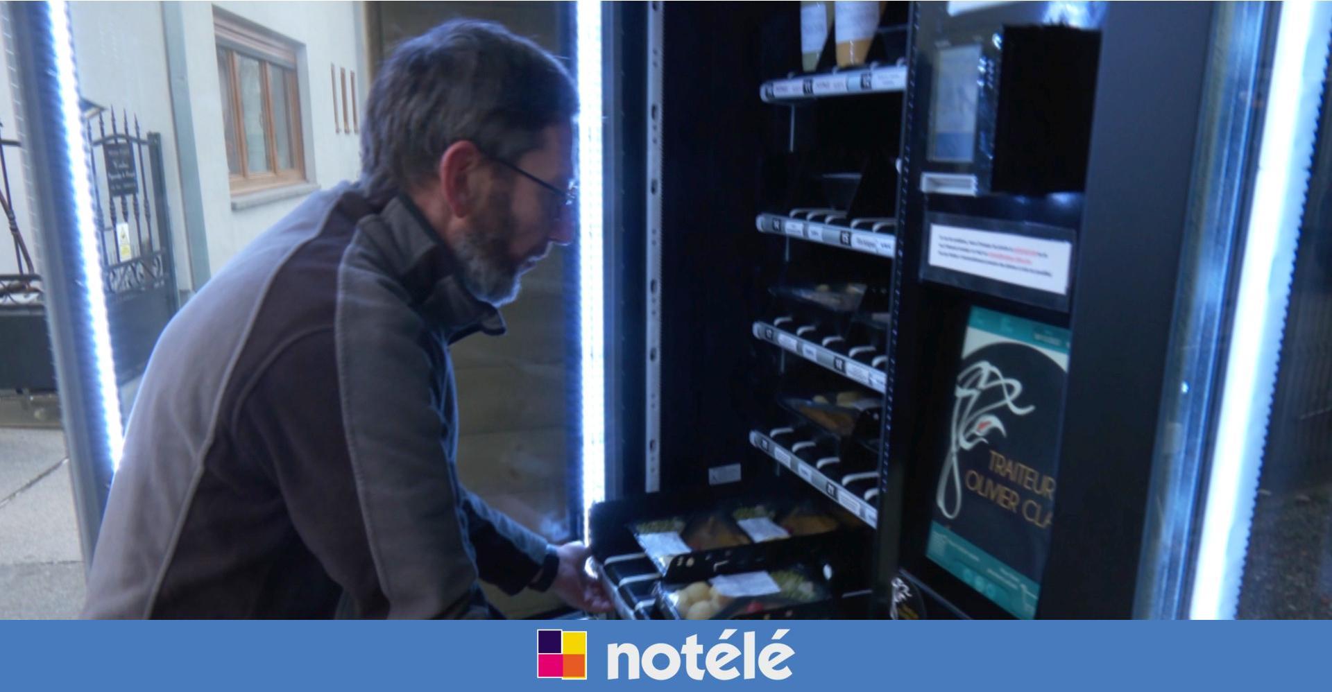 Pipaix : les distributeurs automatiques d'Olivier Claix sont garnis de petits plats du quotidien