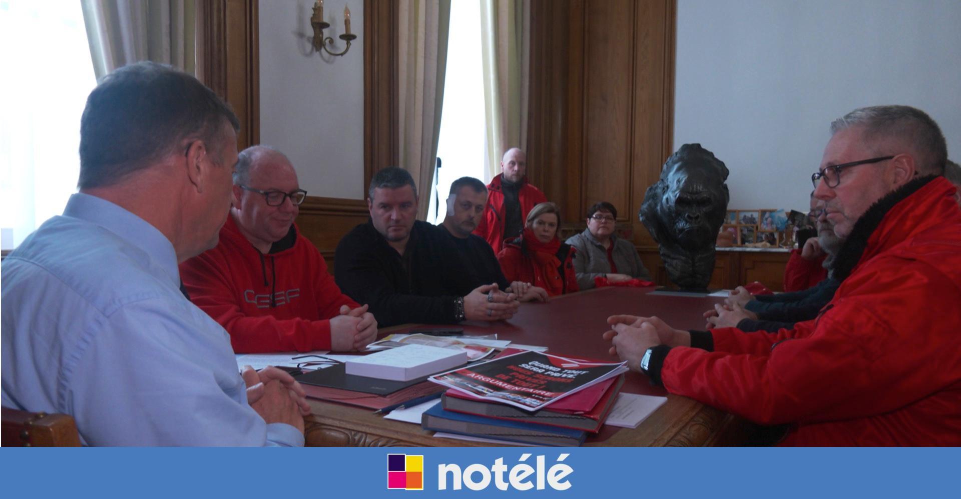 La CGSP Wapi va à la rencontre du bourgmestre de Tournai Paul-Olivier ...