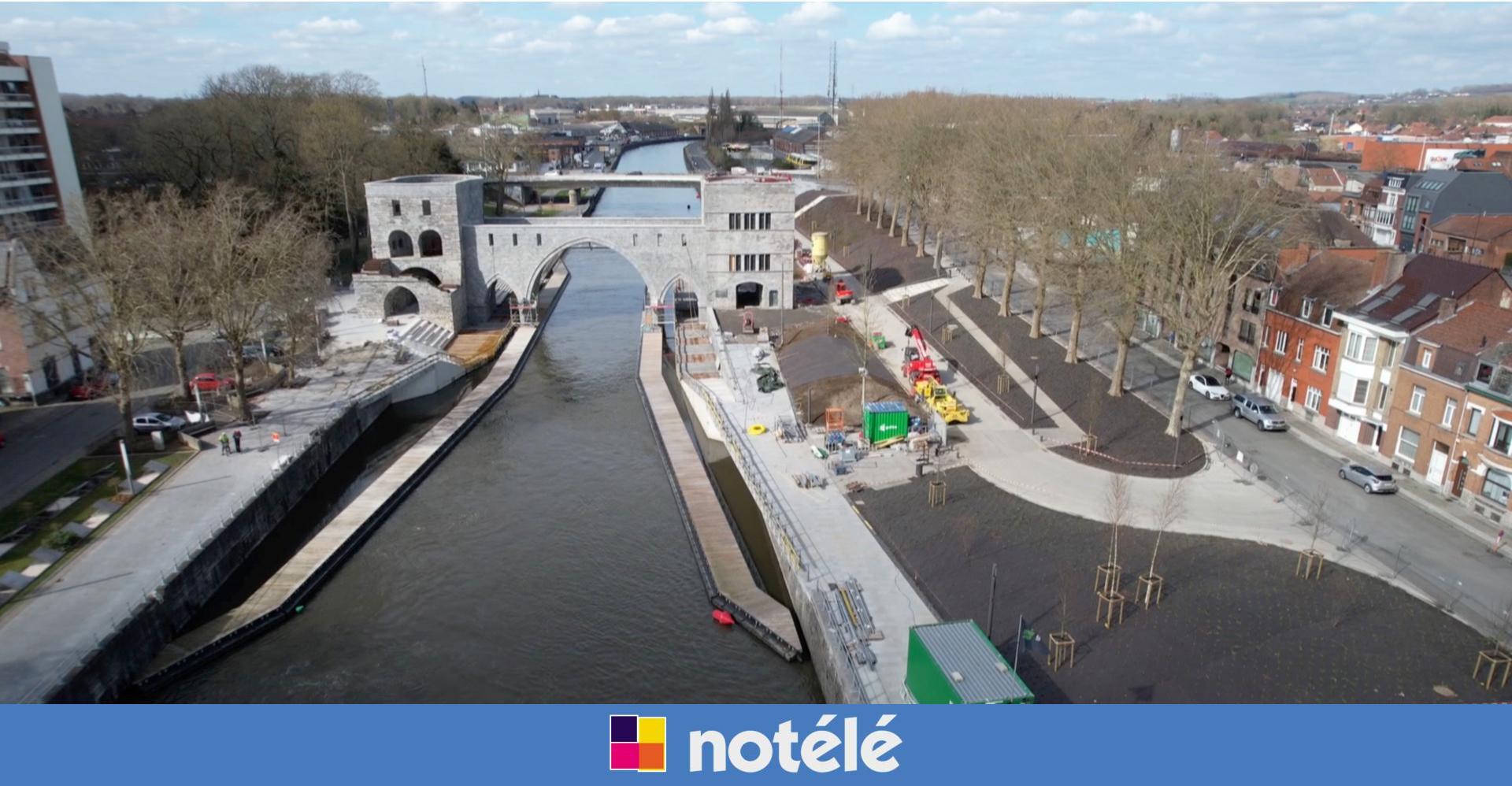 Modernisation de l'Escaut dans la traversée de Tournai : 6 ans de chantier