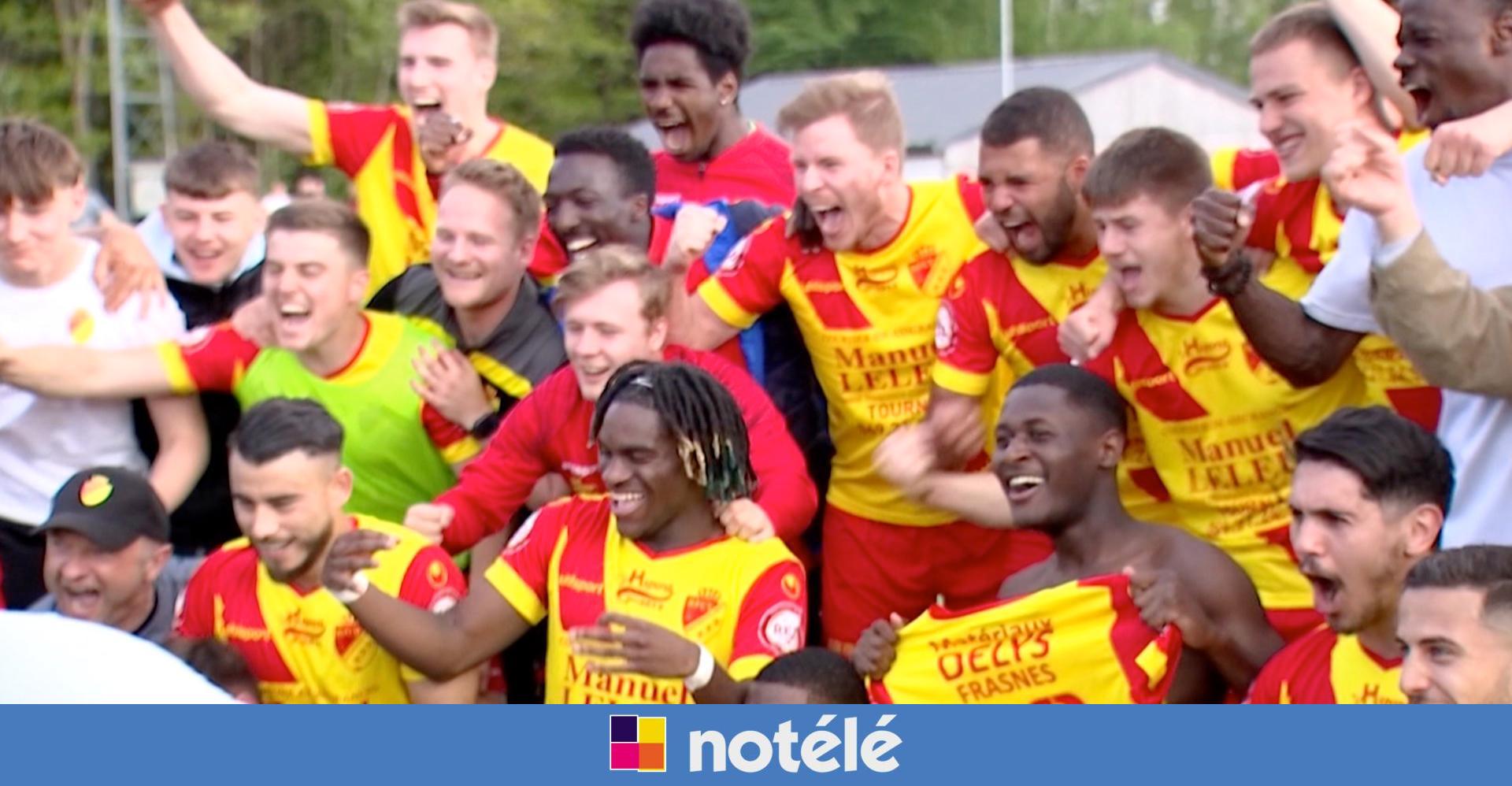 Football : réaction suite à la montée en D2 du RFC Tournai