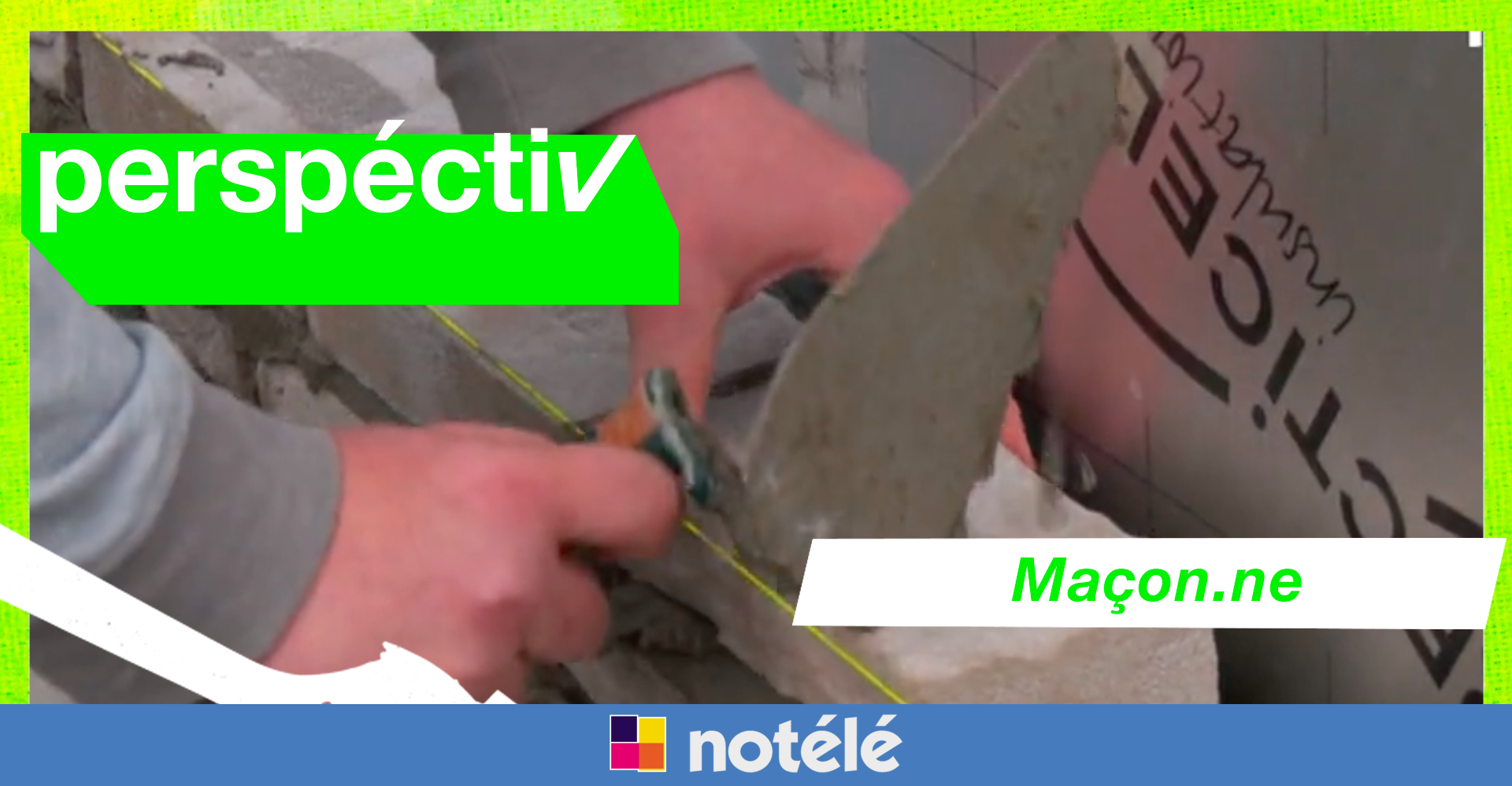 Perspéctiv : maçon.ne, «le plaisir de construire de ses propres mains»