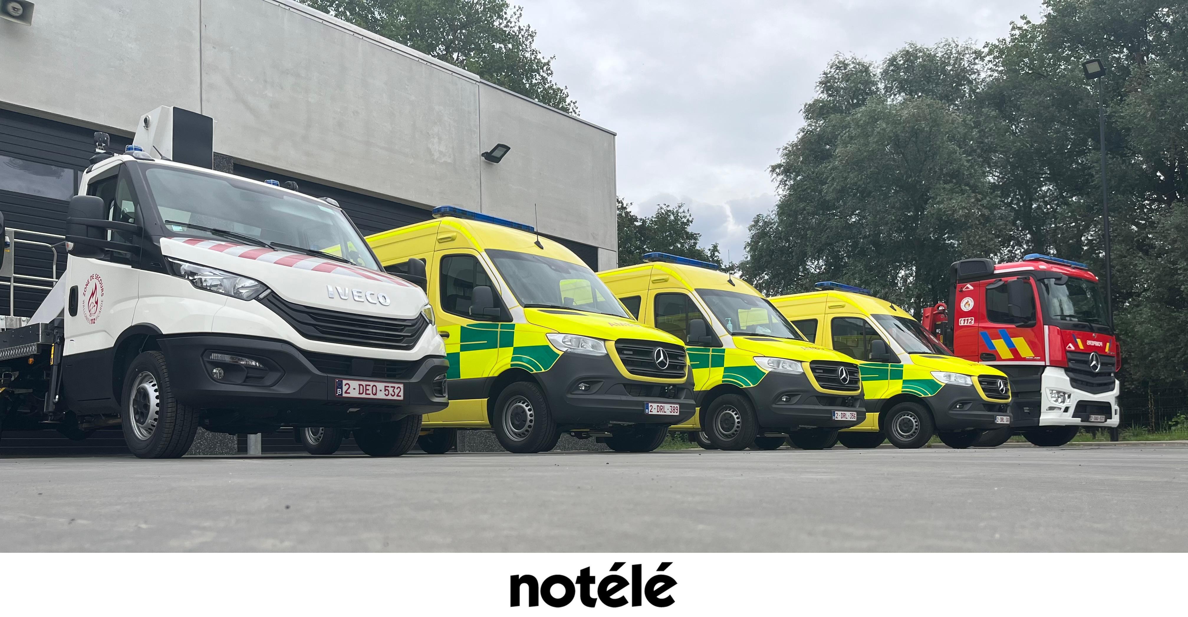 La zone de secours de Wallonie picarde se dote de 8 nouveaux véhicules