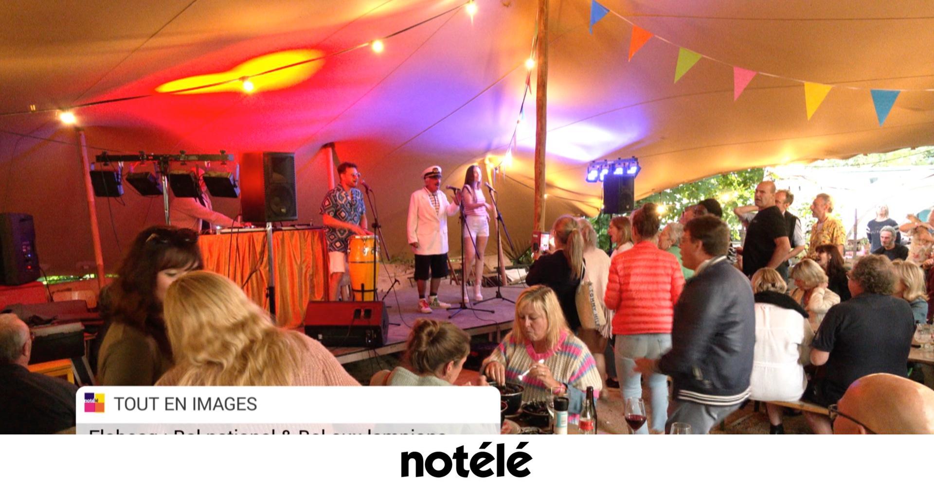 Tout en images: bal national et bal aux lampions à Flobecq