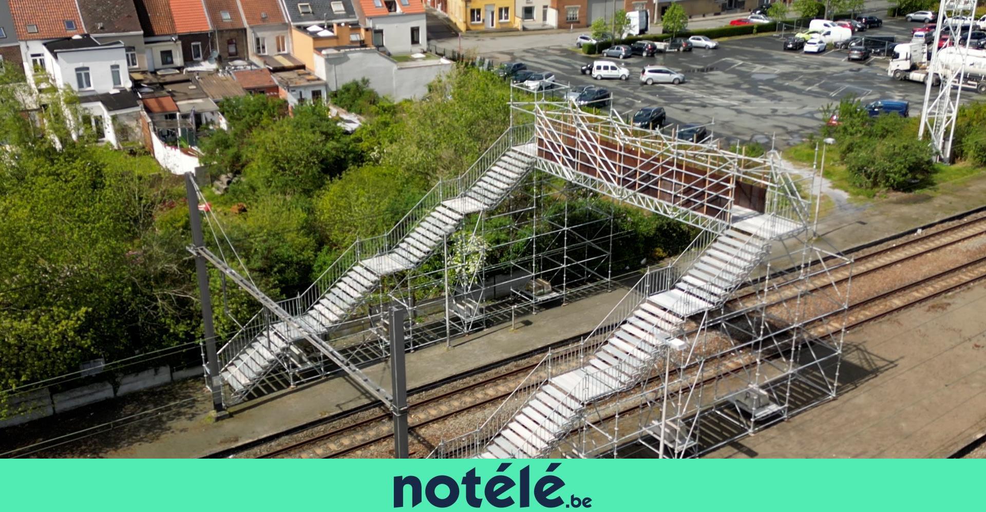 En attendant un tunnel en 2026, une passerelle provisoire pour ...