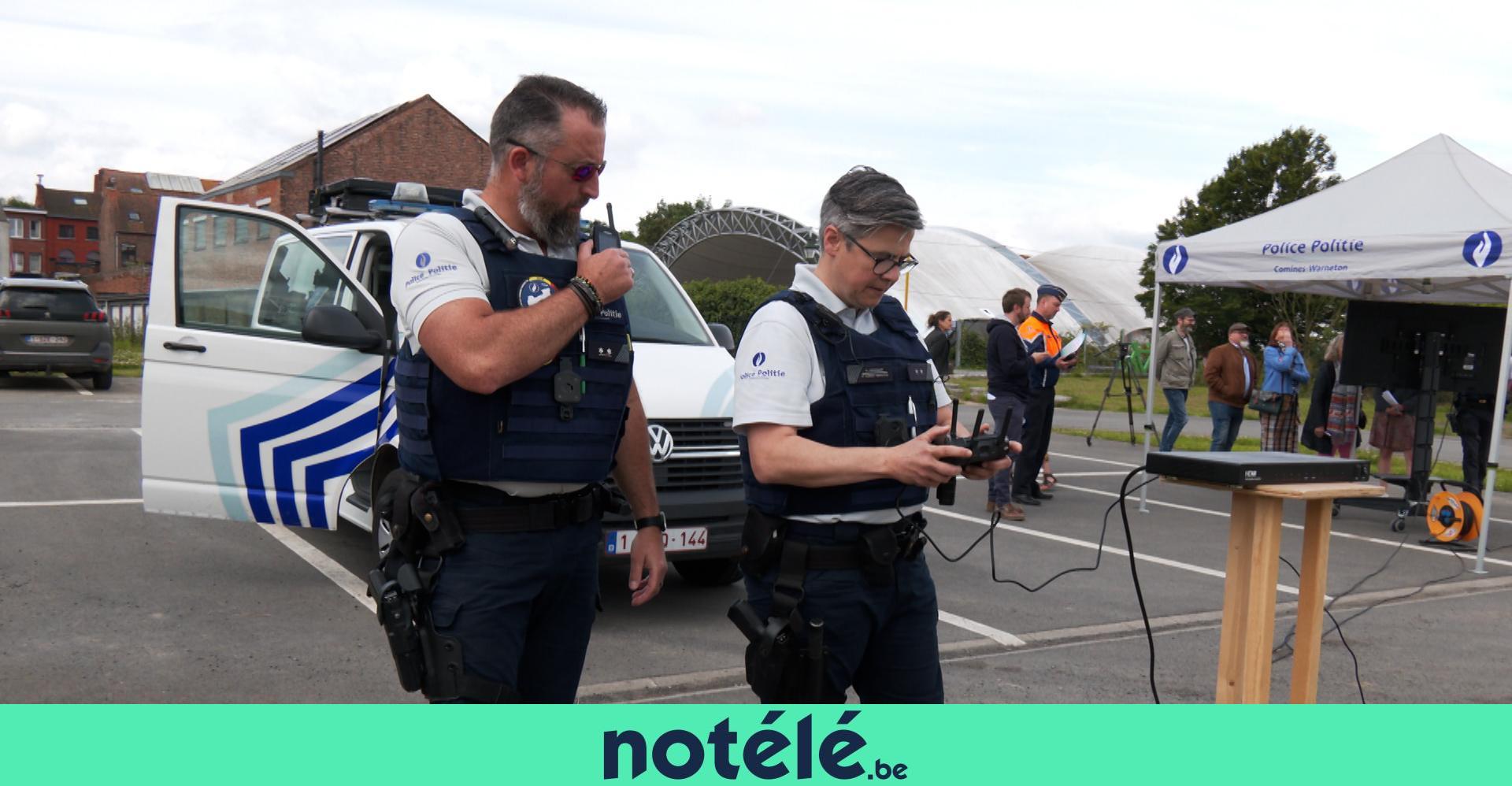 Comines-Warneton : démonstration des capacités du nouveau drone de la ...