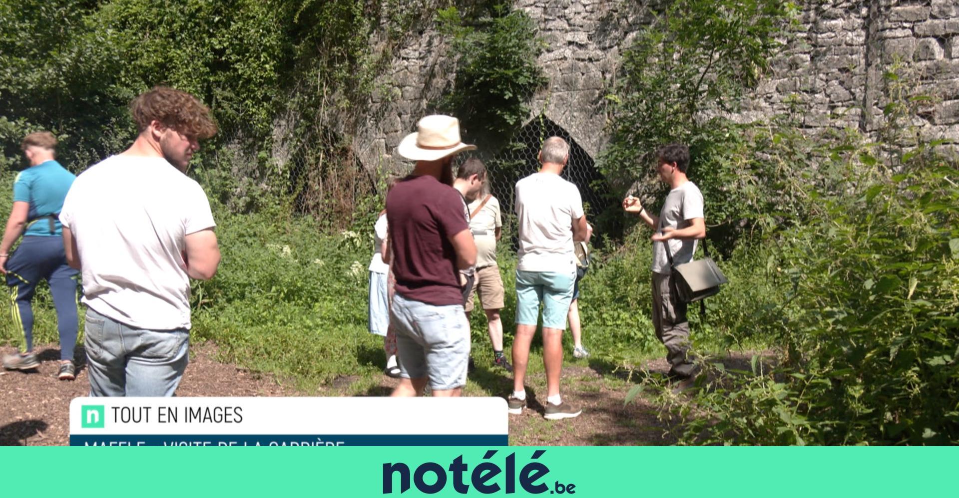 Tout en images: se mettre au vert dans les carrières de Maffle