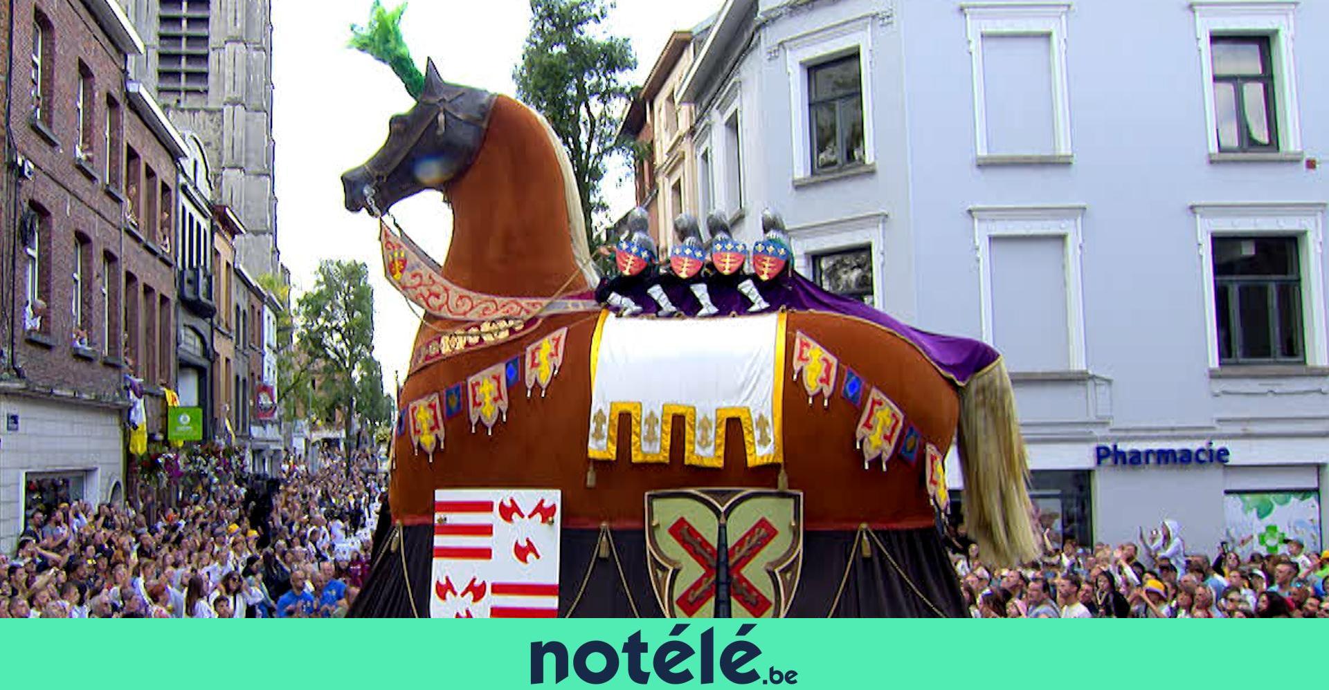 Ducasse d'Ath : le Cheval Bayard danse sur La Goffa Lolita