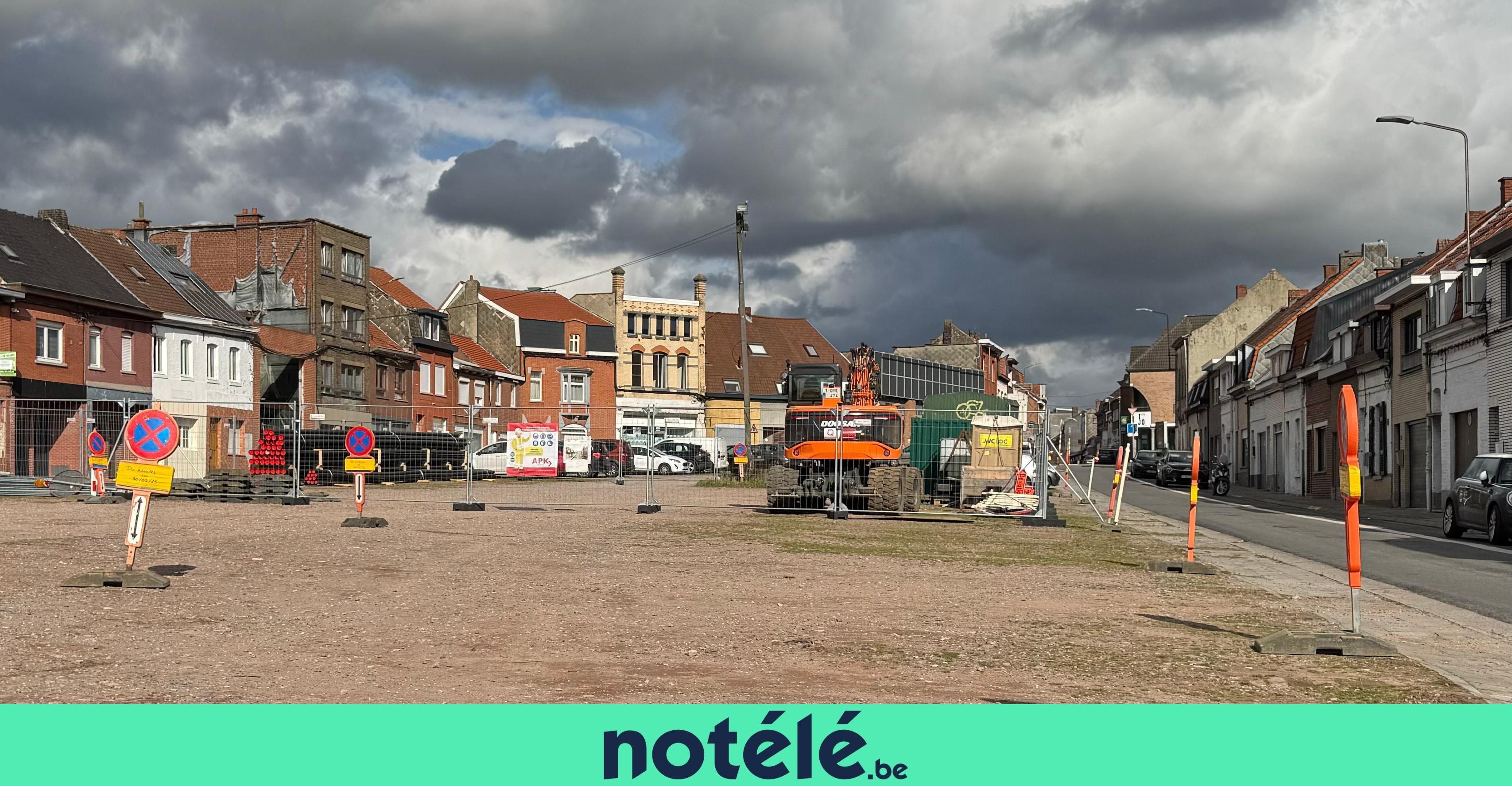 Mouscron : les travaux de réaménagement de l'îlot Campitex ont débuté