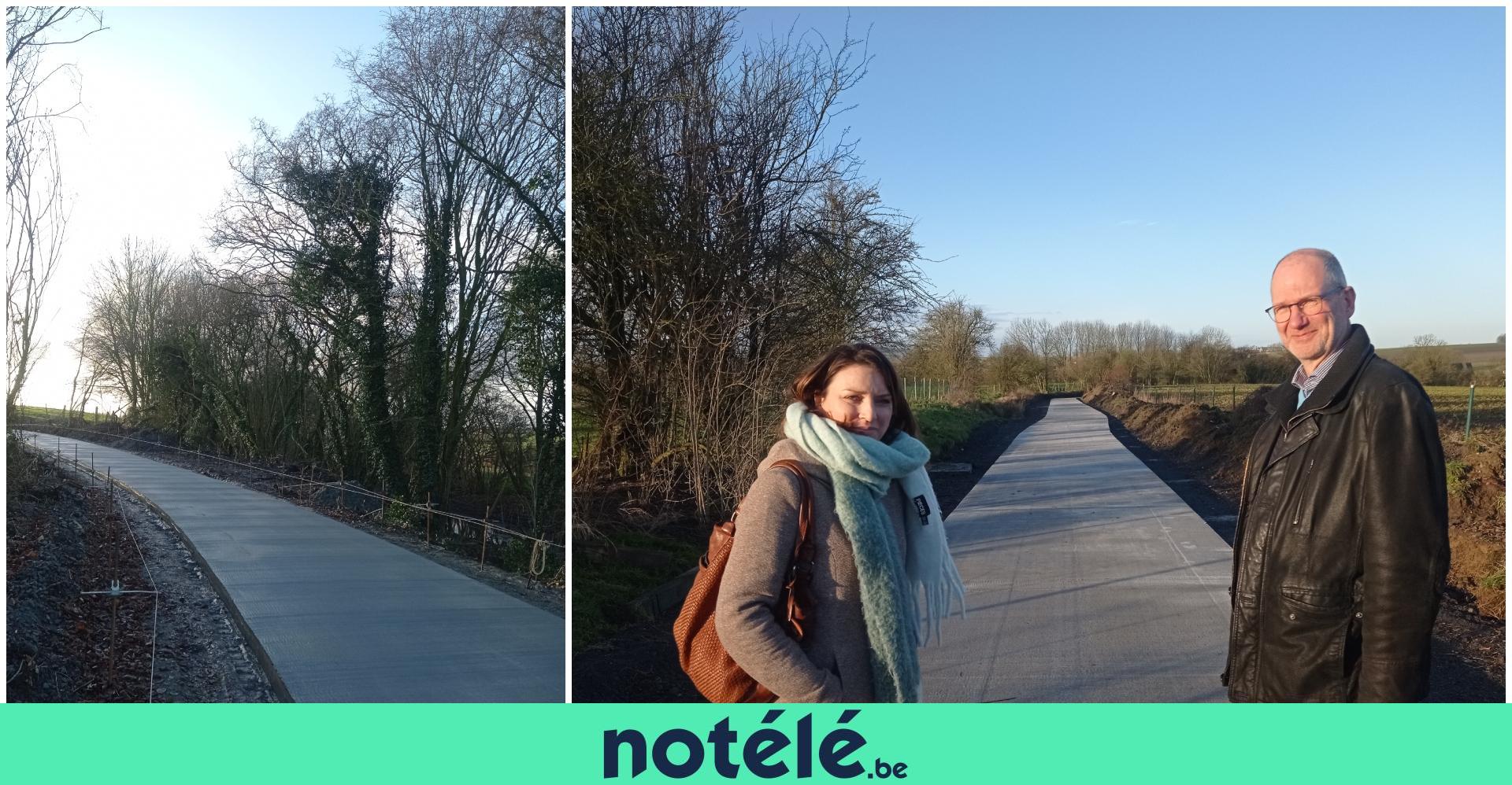 Pré-RAVeL entre Moustier et Frasnes-lez-Buissenal : le bétonnage est en ...