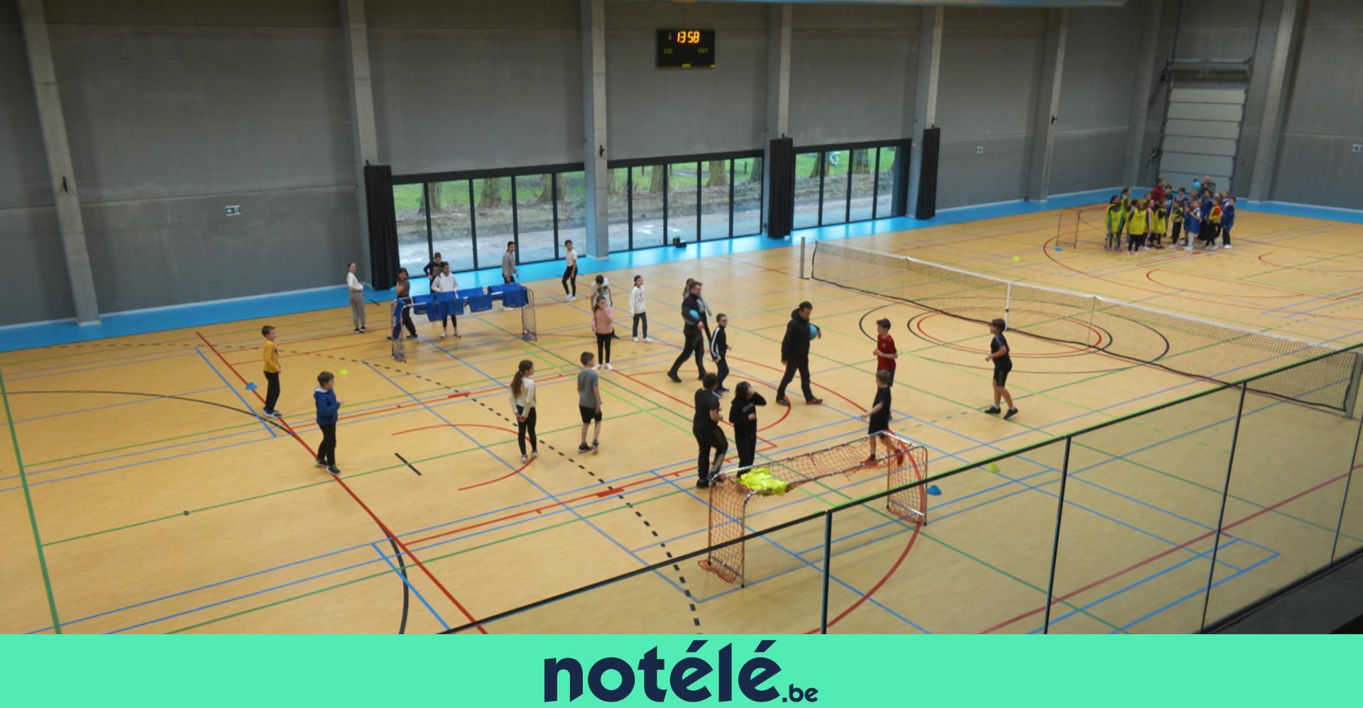 Le hall omnisport de Rumes accueille ses premiers utilisateurs