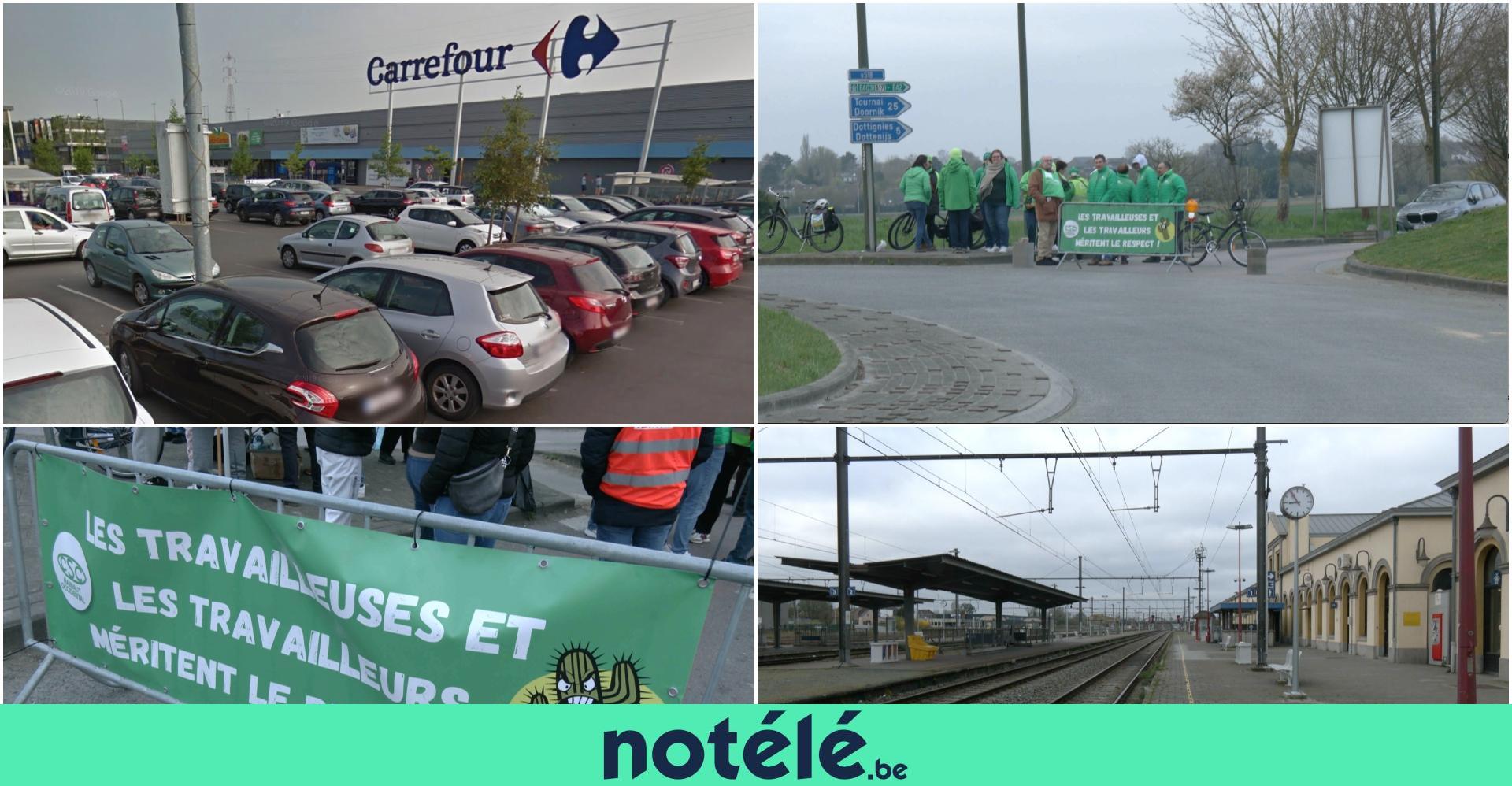 Grève nationale : le Carrefour et le Brico de Froyennes fermés, de ...