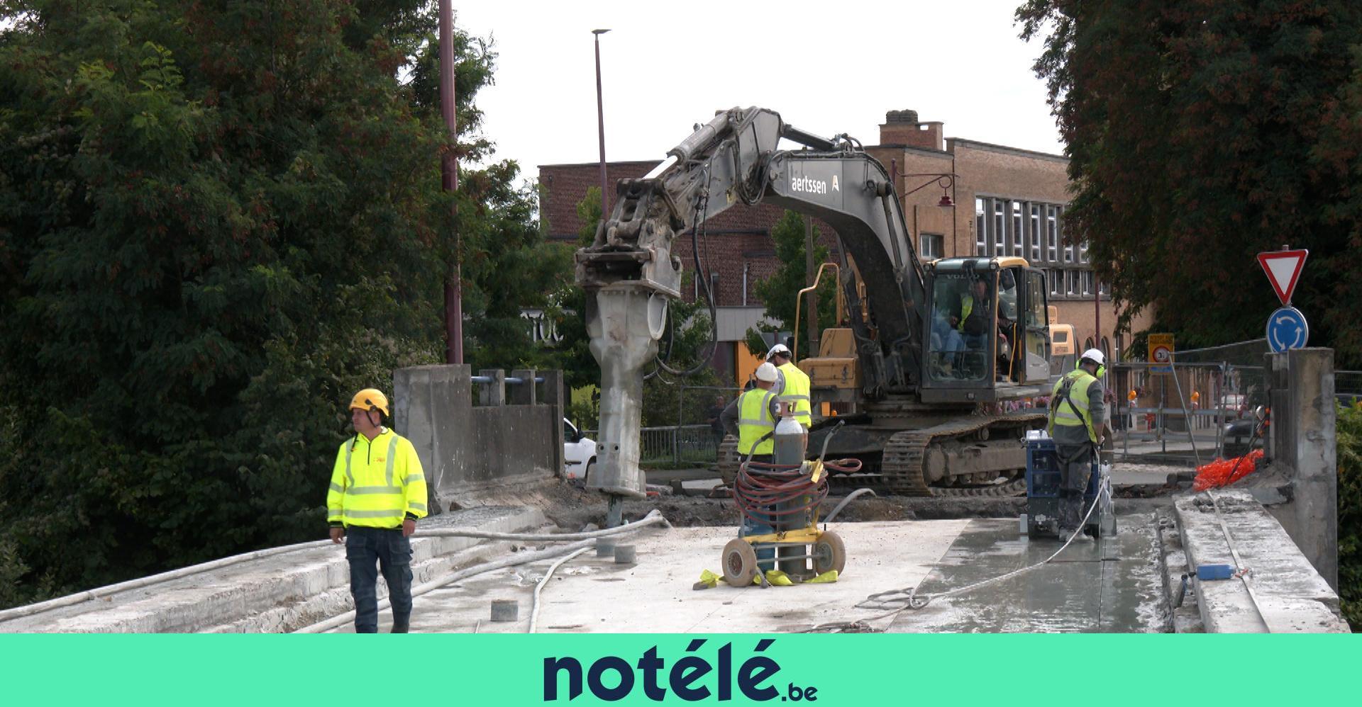Leuze : 48h pour démonter le pont de la Résistance, un sacré défi pour Infrabel