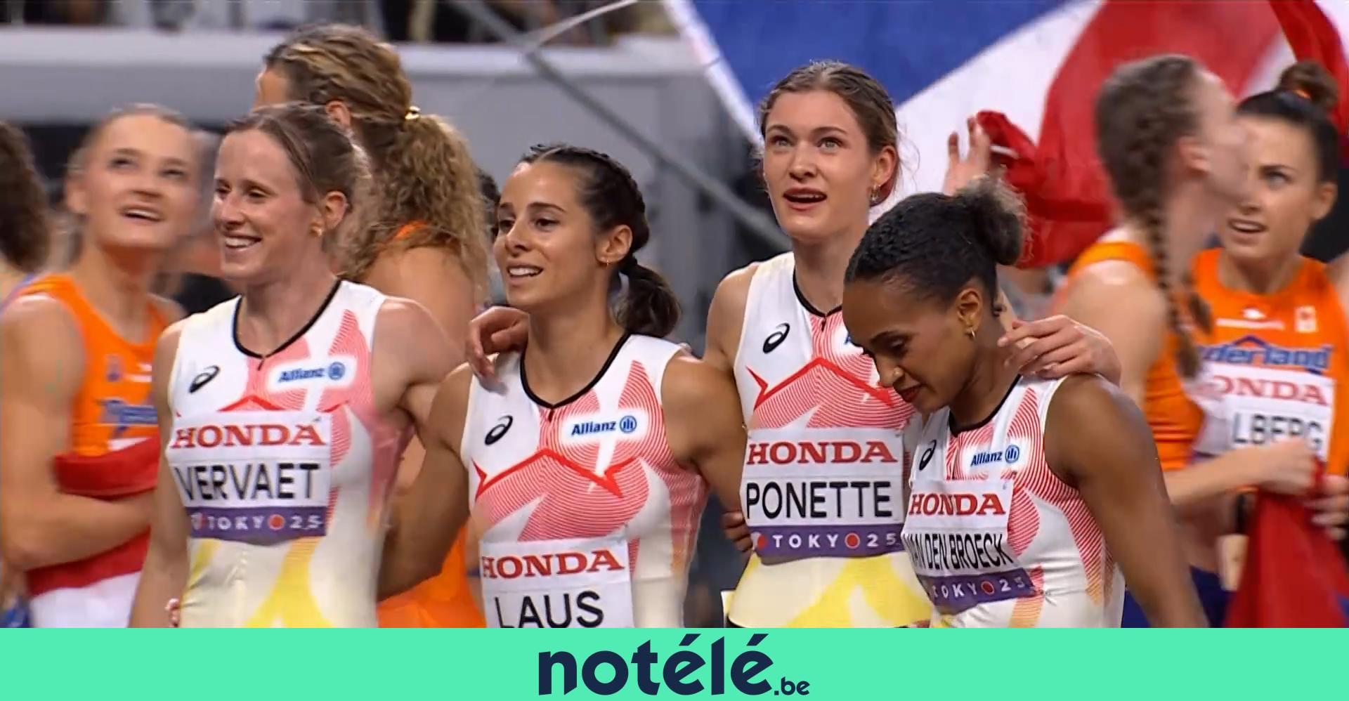 Athlétisme : Camille Laus au pied du podium des Mondiaux à Tokyo avec le relais 4X400 m