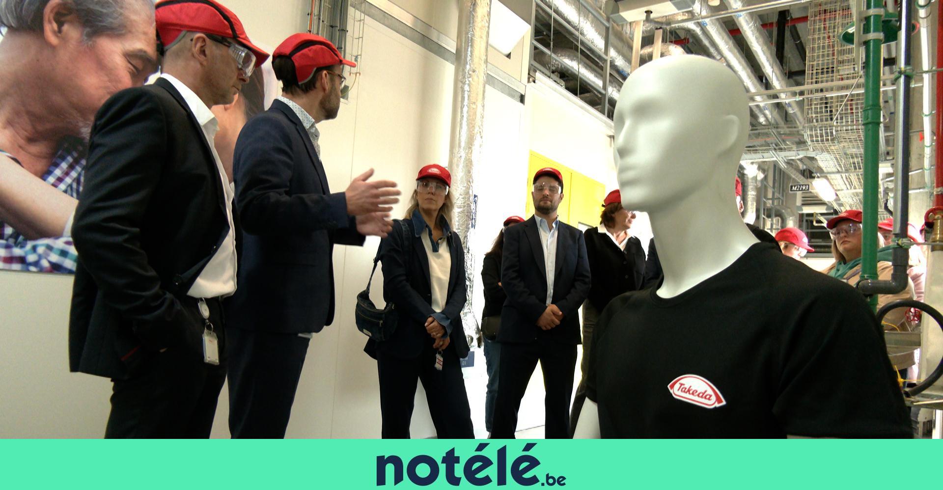 Lessines : la députée fédérale Ludivine Dedonder en visite chez Takeda dans le cadre de la ...