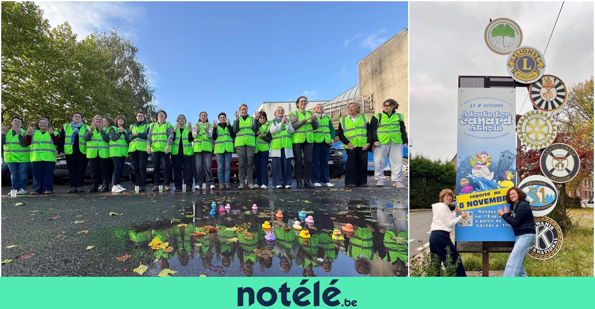 Ath : la première « Duck Race » sur la Dendre reportée au 8 novembre