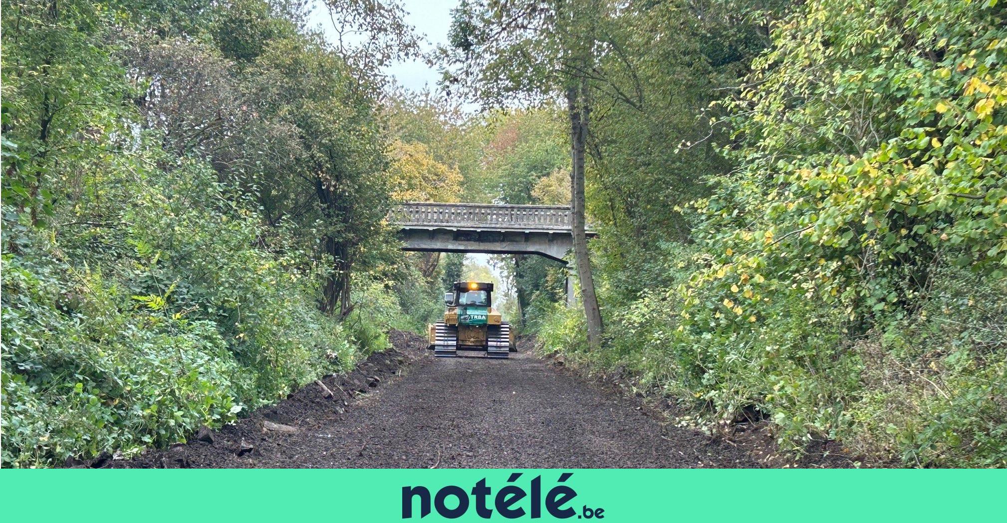 Frasnes : les travaux ont repris sur le RAVeL entre Frasnes-lez ...