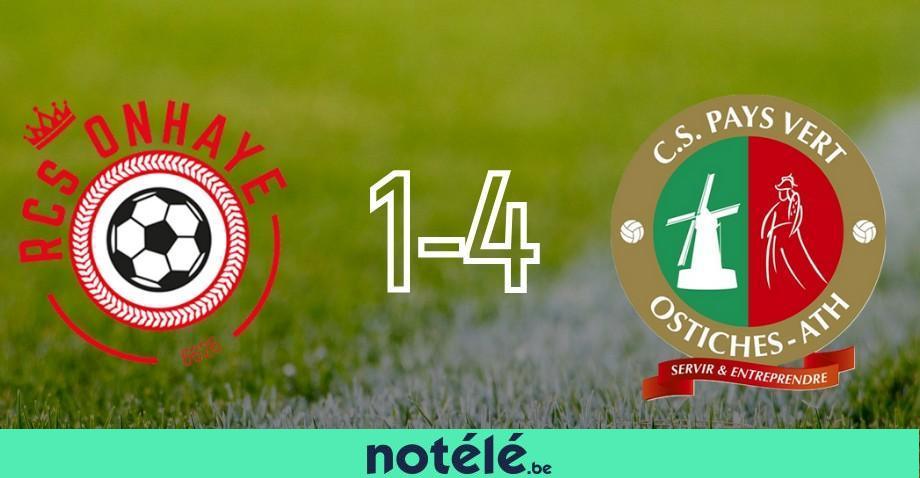 Football D2 ACFF : le Pays Vert s'offre une belle victoire à Onhaye (1-4)