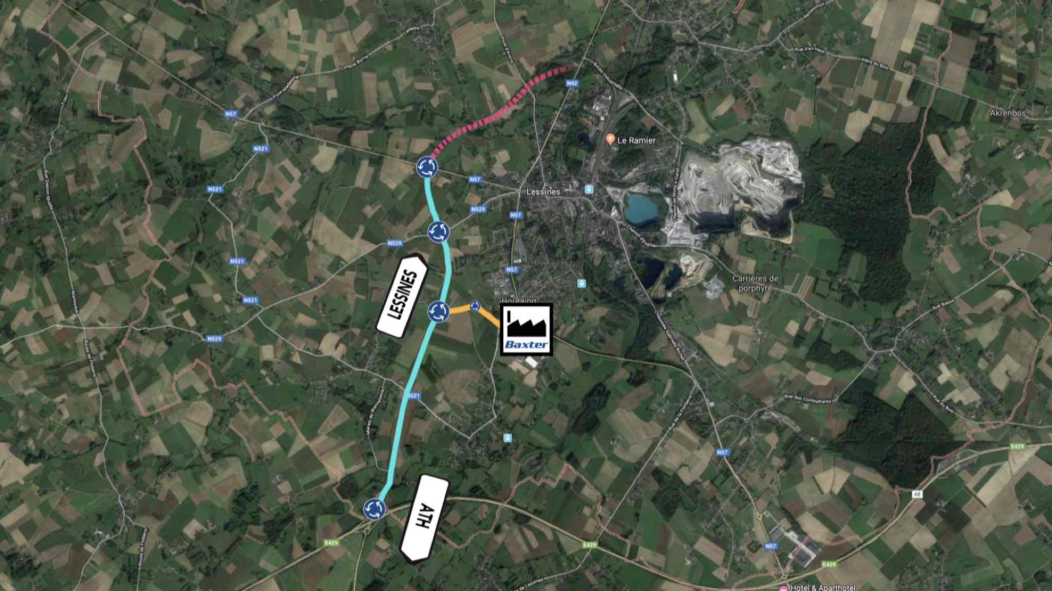 Contournement de Lessines : pas de dernier tronçon dans les 5 ans